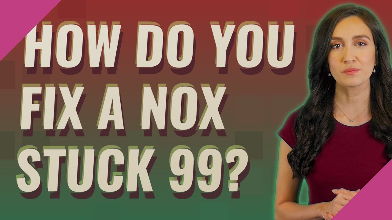 How do you fix a NOX stuck 99? - YouTube