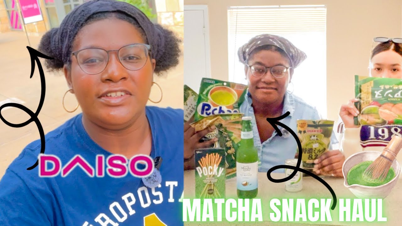 Daiso Shopping Vlog 🌸 | Mini Adventure + Matcha Snack Haul 💚 - YouTube
