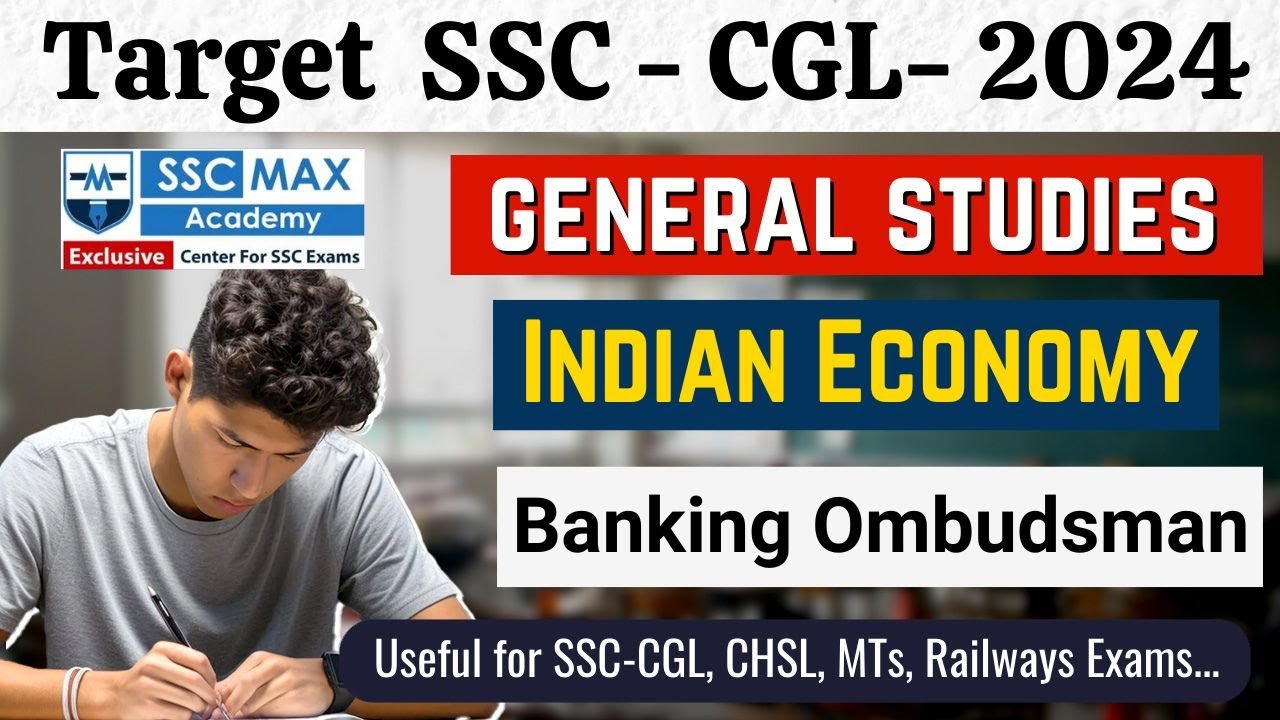 General Studies - Indian Economy "Banking Ombudsman" | SSC Max Academy ...