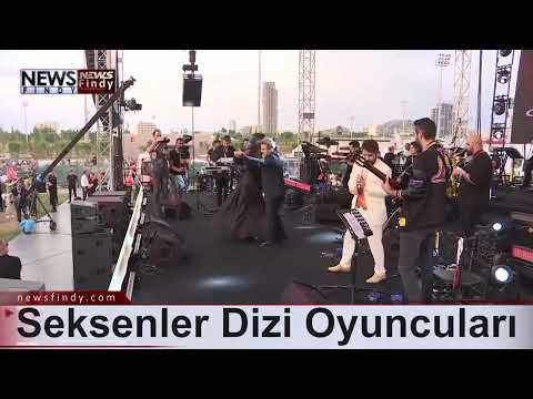 Seksenler Dizi Oyuncuları Millet Bahçesinde