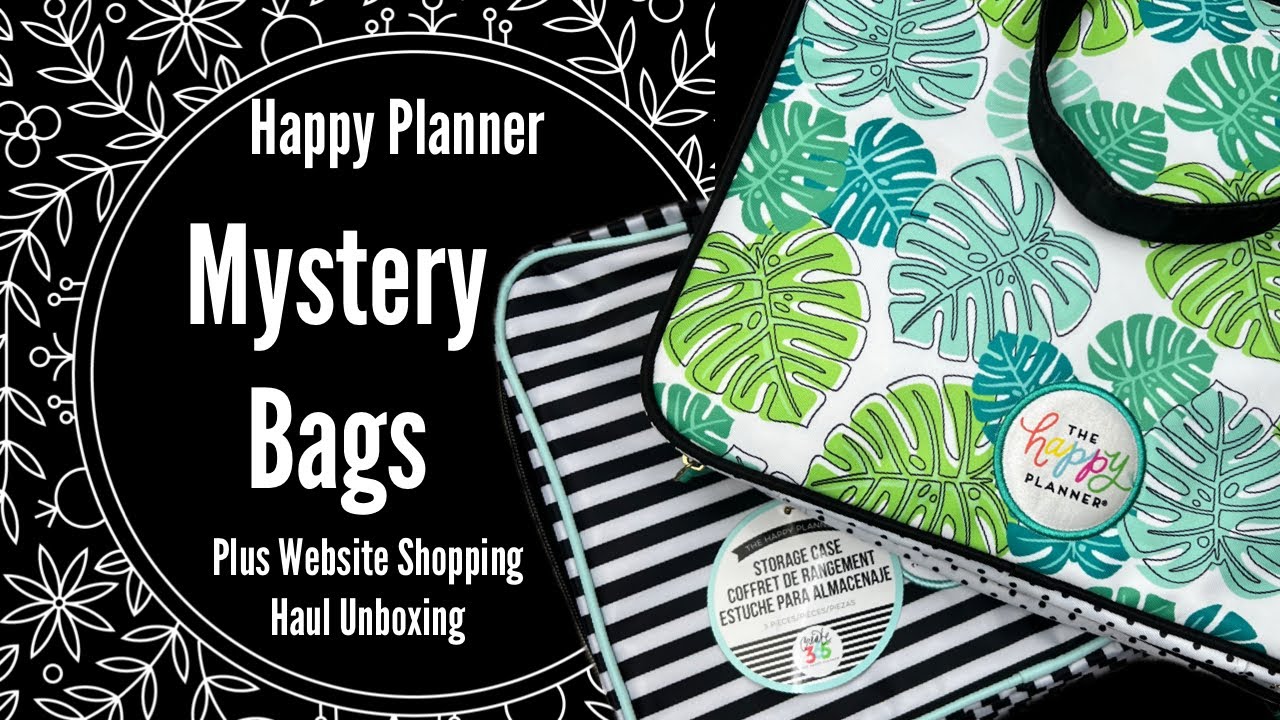 Mystery Bags & Haul Unboxing | The Happy Planner - YouTube
