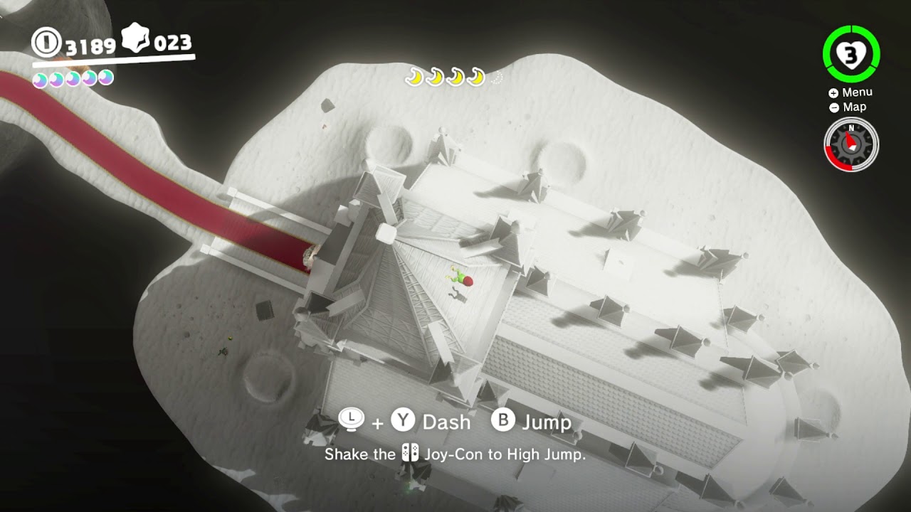 Super Mario Odyssey - Moon Kingdom Moon #17: Moon Shards On The Moon ...