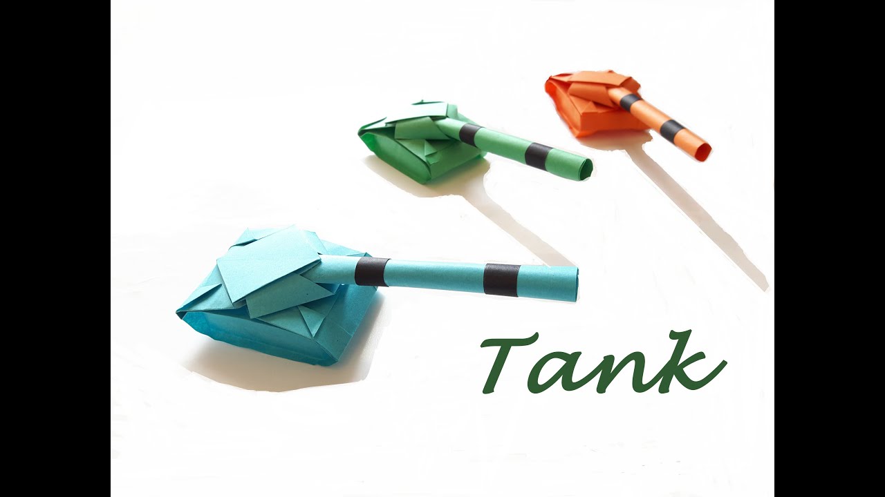 How to make a Paper tank? - YouTube
