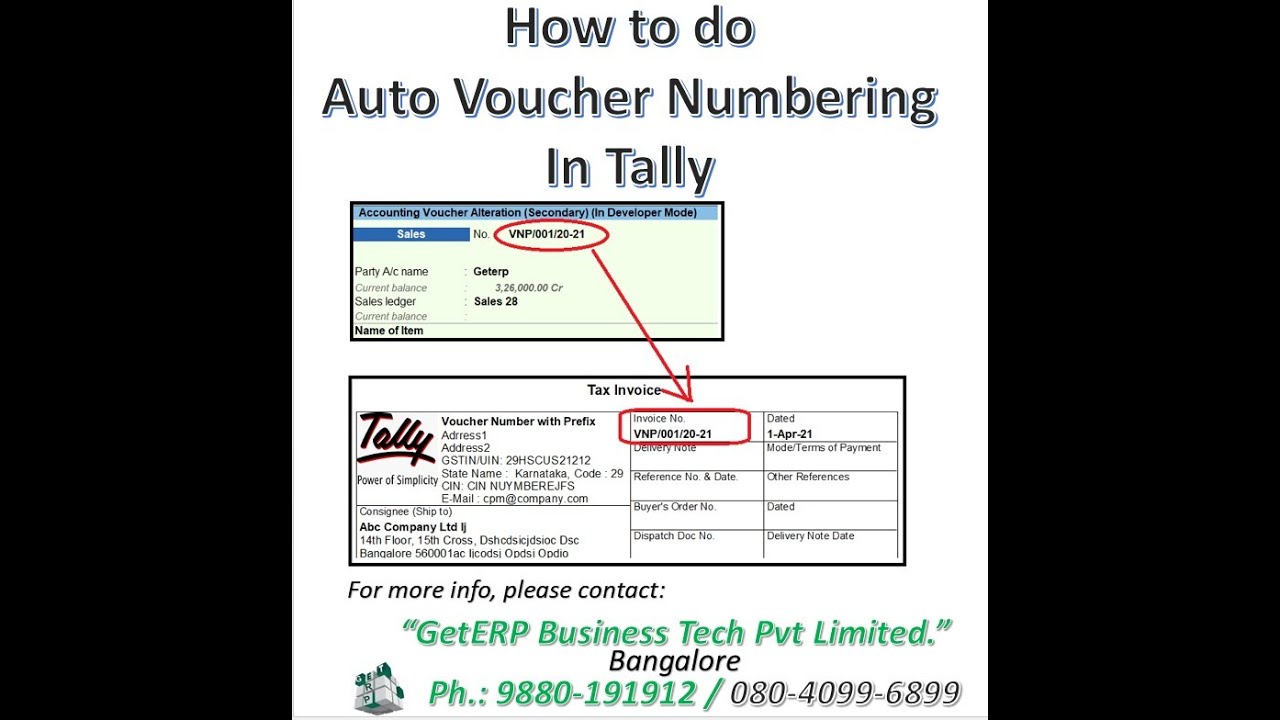 How to configure Auto Voucher Numbering in TallyPrime [WhatsApp ...