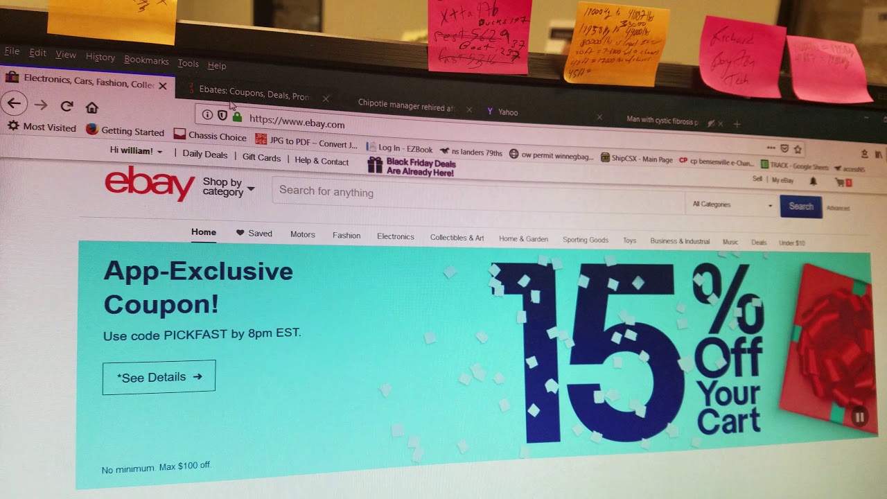 djschnell13 Ebates Ebay how to use ebates - YouTube