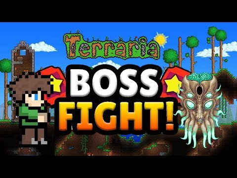 Terraria Boss Fight - YouTube