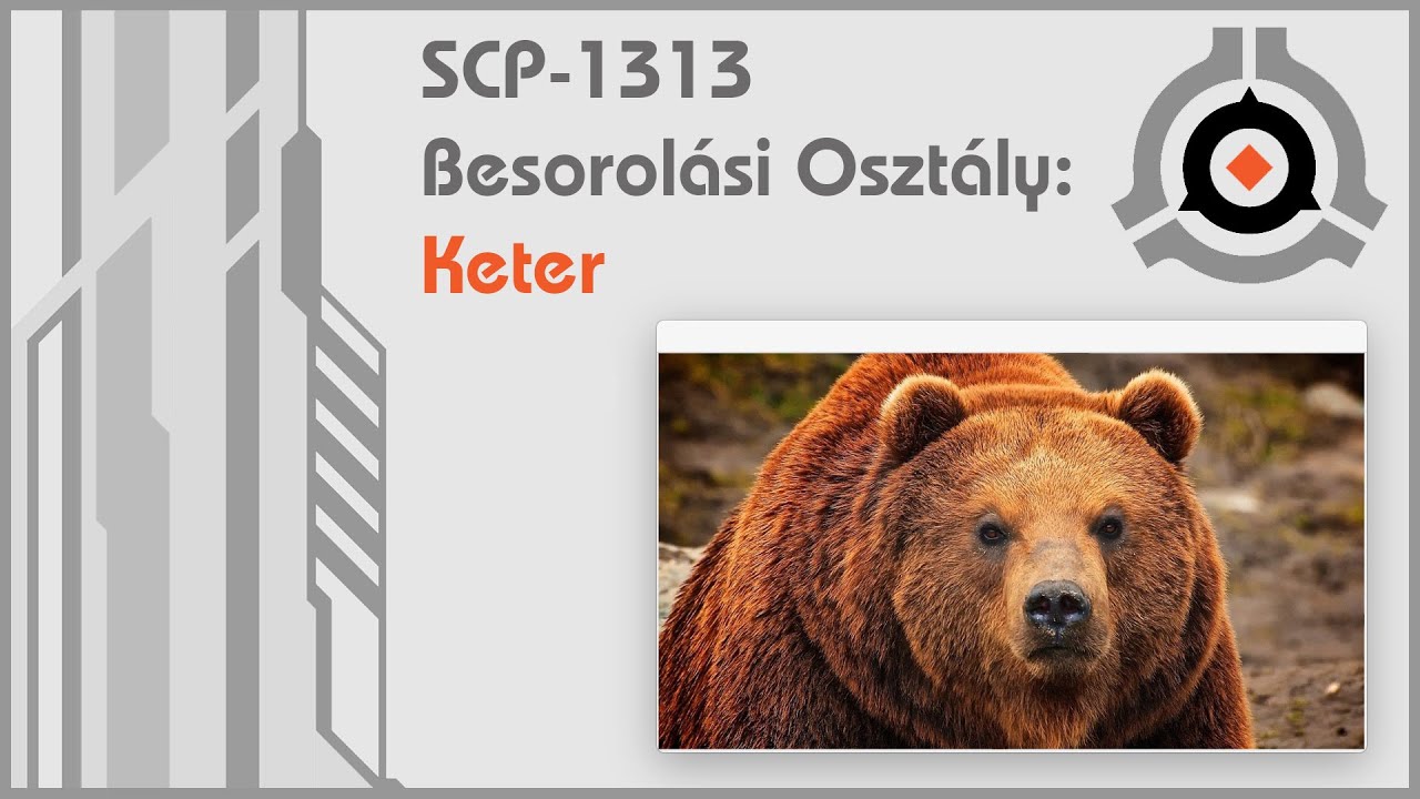 SCP-1313 - Medve matek (Keter) - YouTube