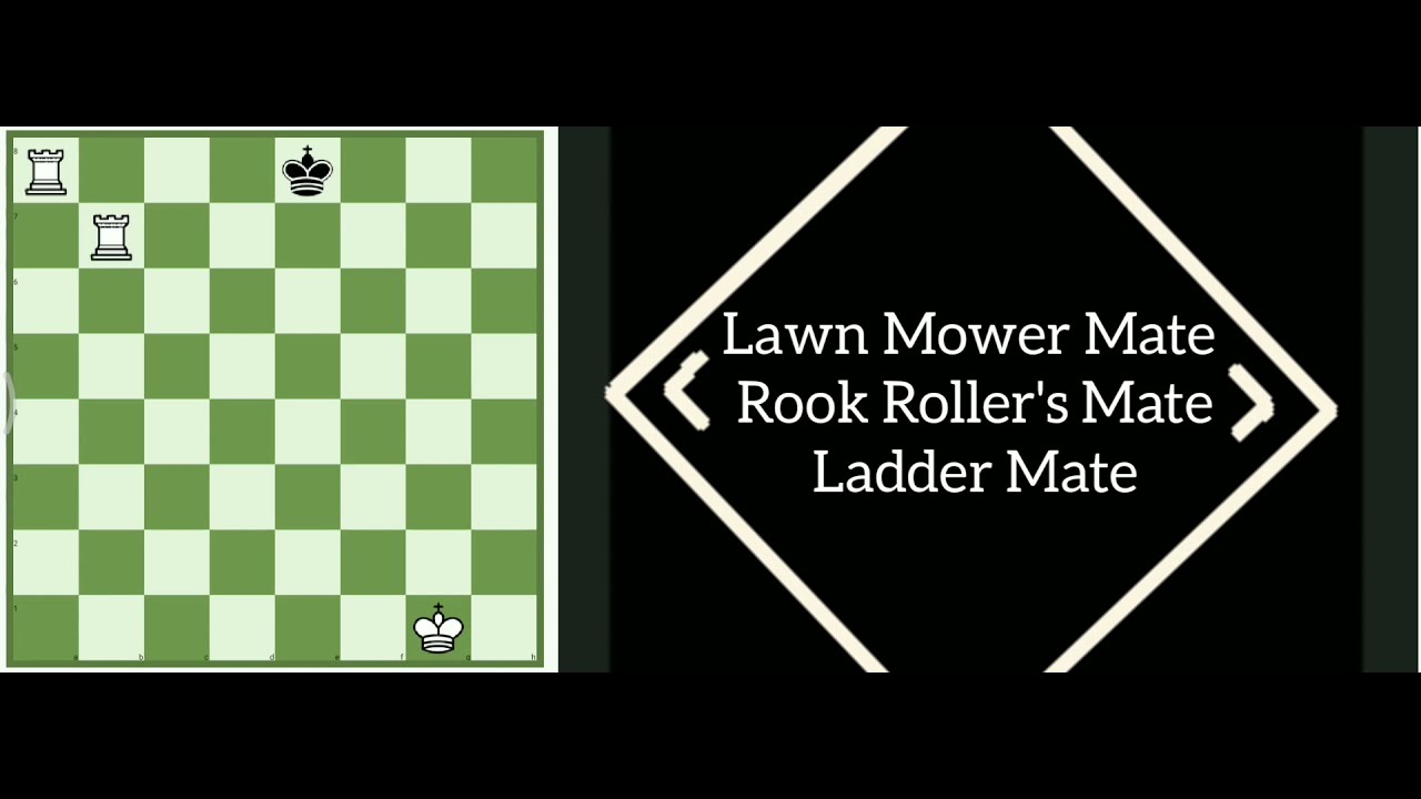 Lawn Mower Mate or Ladder Mate or Rook Roller's Mate // GR Academy ...