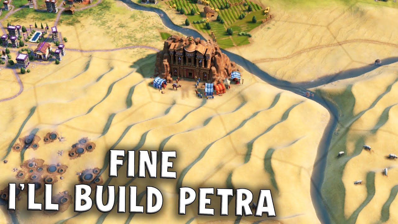 Civ 6 - Fine, I'll build Petra already - #6 Civilization 6 Deity Rome ...
