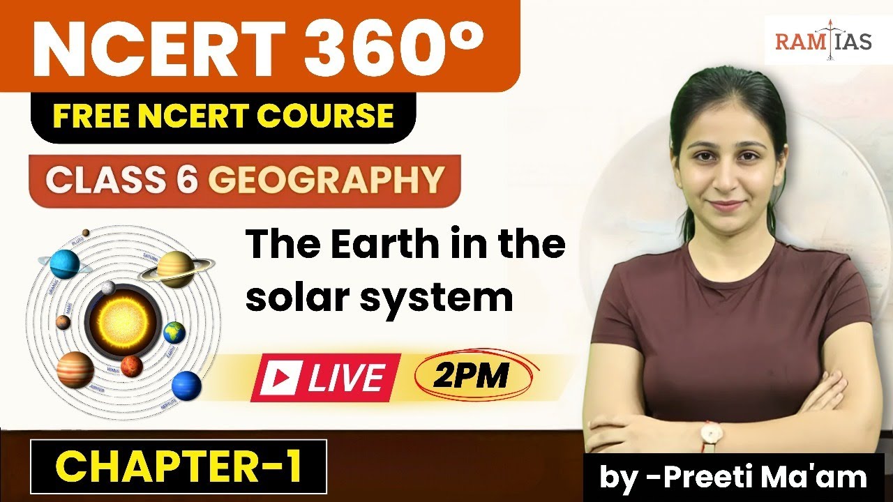 UPSC Geography NCERT Class 6 | Chapter 3: The Earth in the Solar System ...