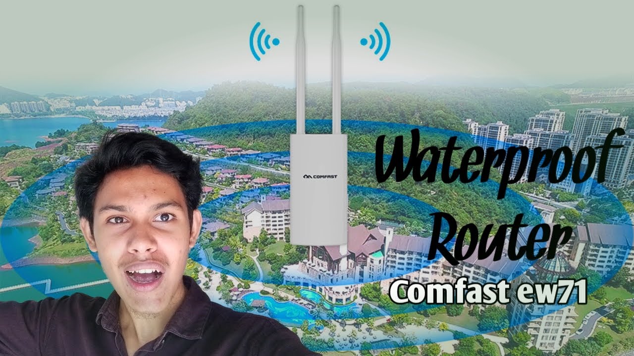 comfast ew71 outdoor waterproof router | top 5 outdoor router - YouTube