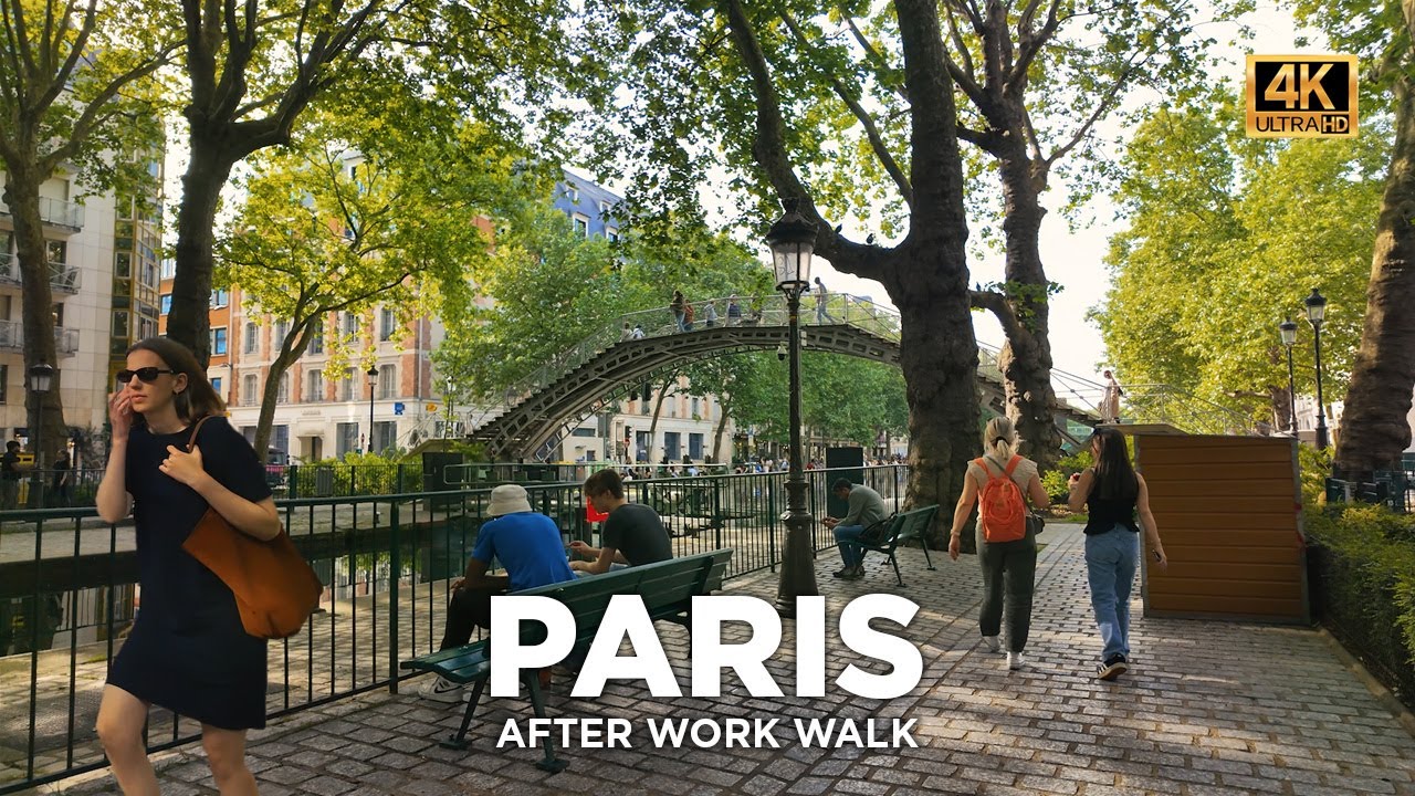 PARIS Walking tour - Canal Saint Martin - Where Locals Go on a Friday ...