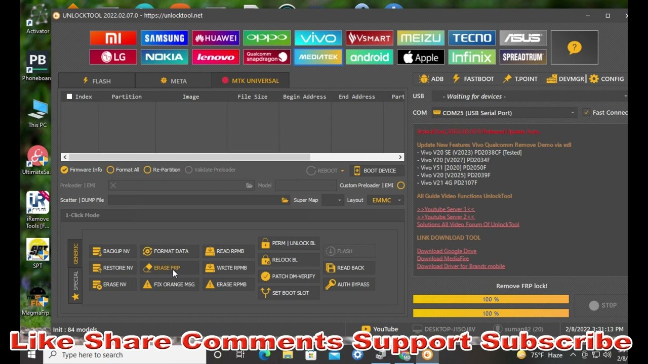 Huawei Y5P DRA-LX9 Frp Unlock By UnlockTool 100% Tested By Me - YouTube