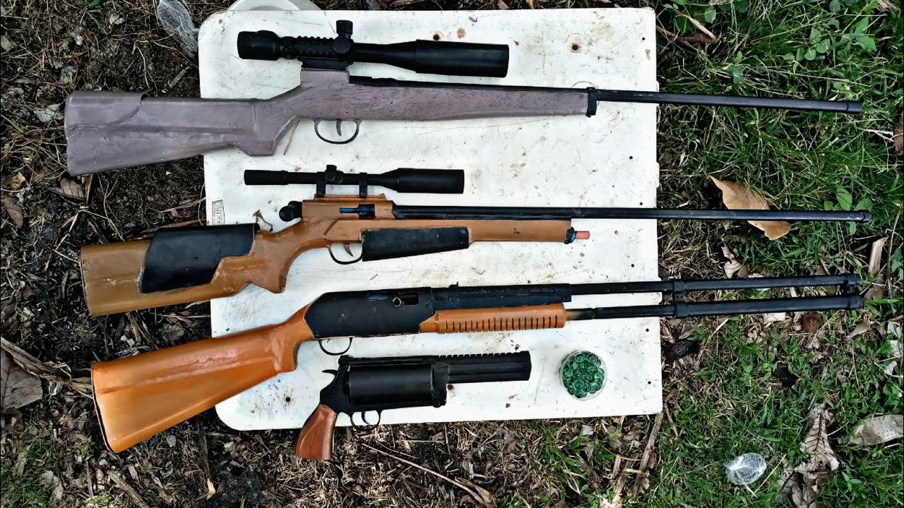 Marble Gun ] my all marble gun part 2 target shooting ] - YouTube