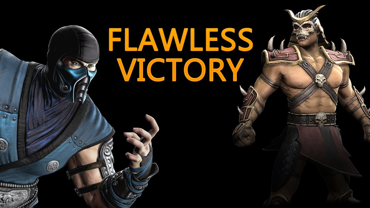 FLAWLESS VICTORY SUB ZERO VS SHAO KAHN MK9 - YouTube