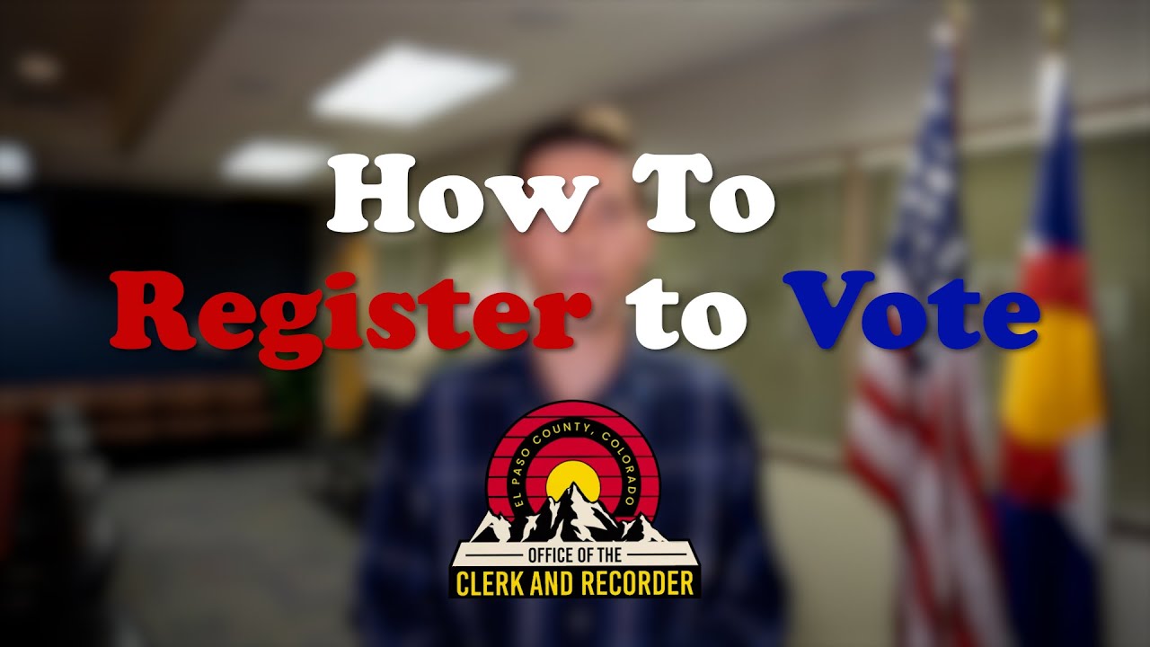How To Register to Vote - YouTube