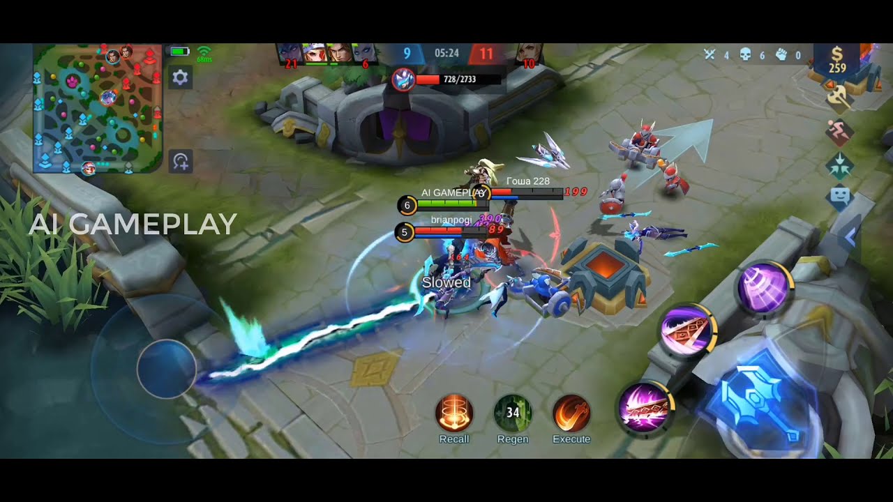 Mobile Legends Bang Bang Gameplay Walkthrough Part 1 - Hard Mode (iOS ...