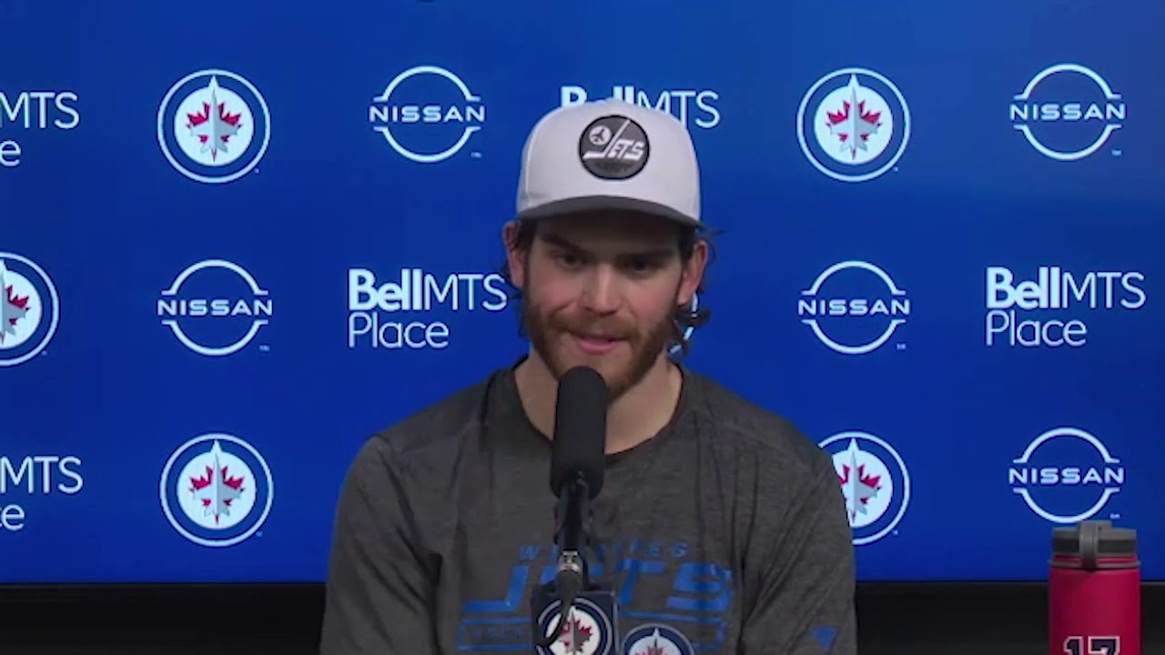 Winnipeg Jets game 6 post-game availability: Adam Lowry - YouTube