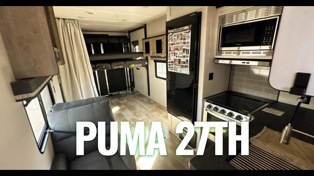 2024 PUMA 27TH TOY HAULER TRAVEL TRAILER - YouTube