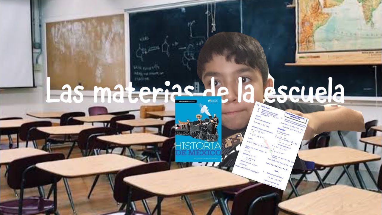 Las materias de la escuelas 🏫 Sketch - YouTube