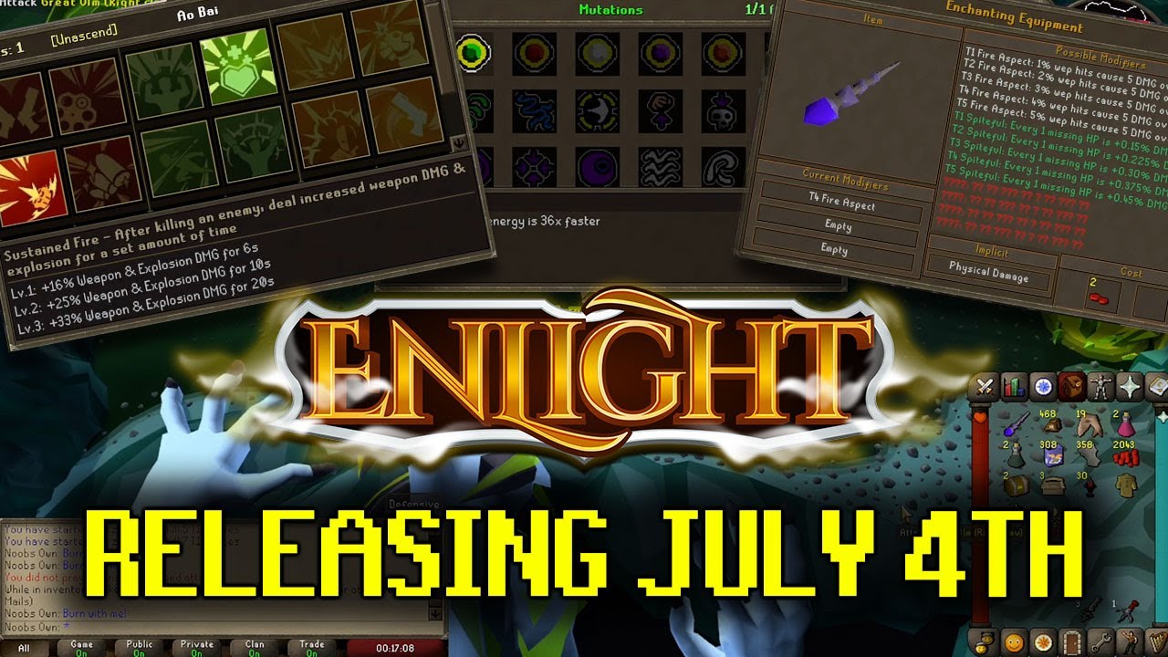 THIS SERVER IS SUPER UNIQUE *Releasing July 4th* Server Showcase + Giveaway [Enlight RSPS] - YouTube