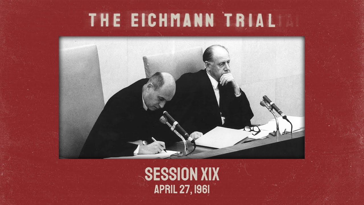The Eichmann Trial: Session 19 (subtitled) - YouTube