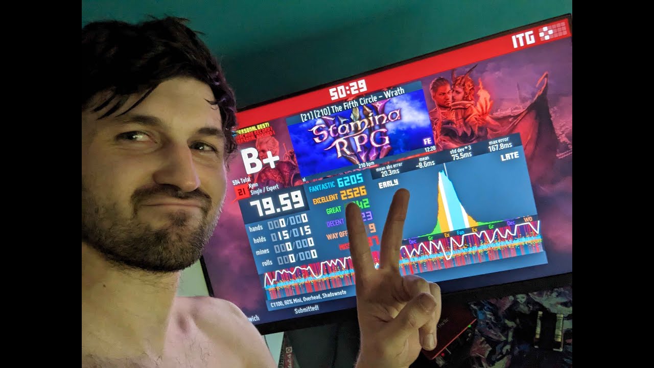 (ITG Stamina) The Fifth Circle - Wrath [21] 79.59% FIRST 21 - YouTube