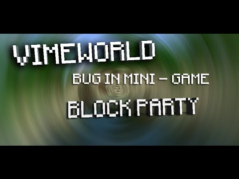 VimeWorld: Баг в мини - игре Block Party(Блок Пати) - YouTube