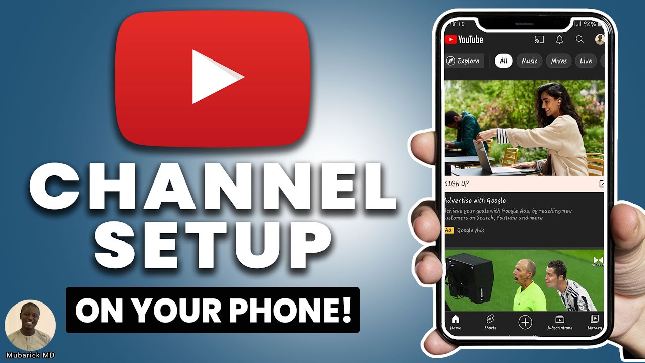 How to Create a YouTube Channel on your Phone (Easy Setup) - Full Guide ...