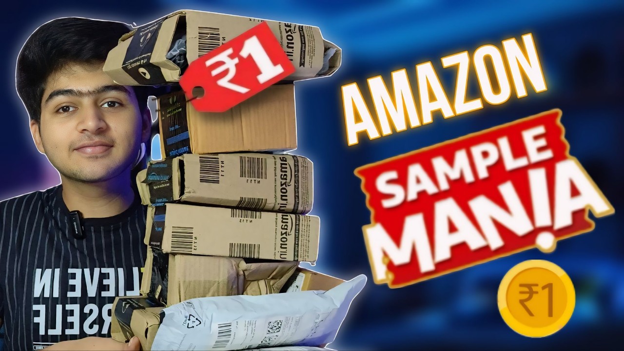 Amazon Sample Mania Rs 1 Products Review | Great Freedom Sale - YouTube
