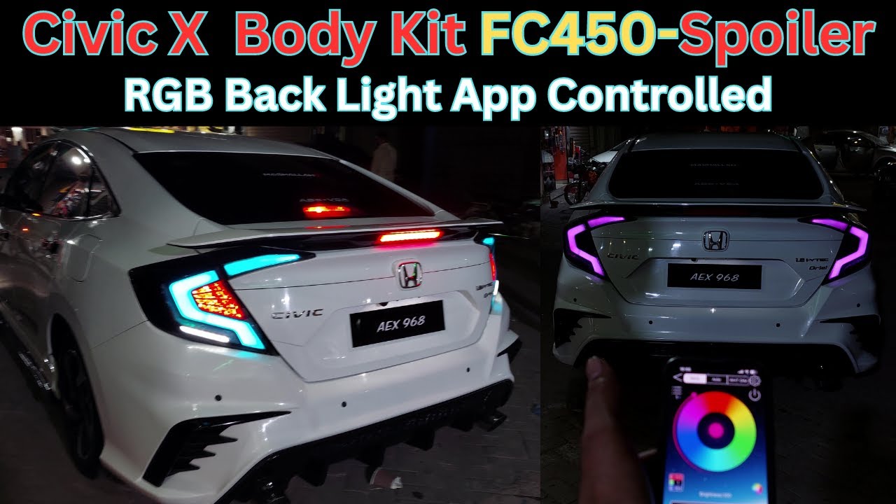 Honda Civic X FC 450 Body Kit | Civic X fully Modified | Honda Civic ...