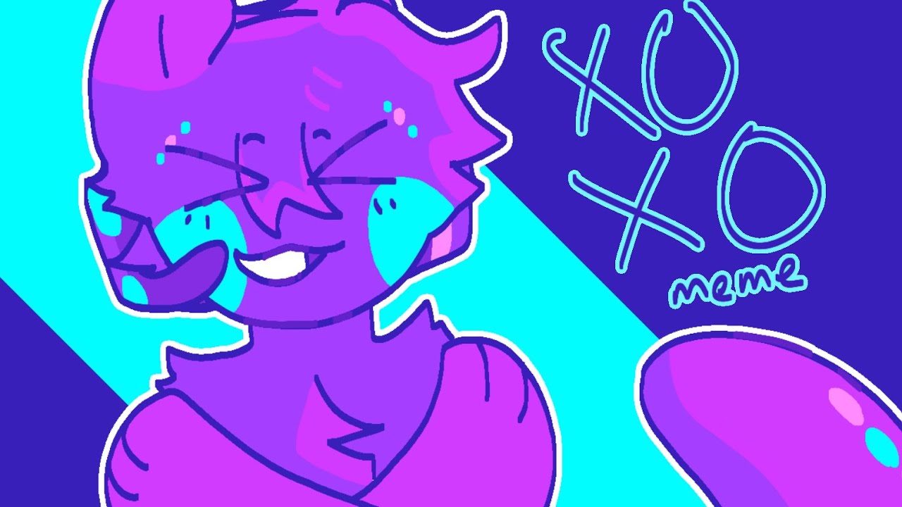 XOXO (kisses, hugs) meme (comm for @kuneshocore ) - YouTube