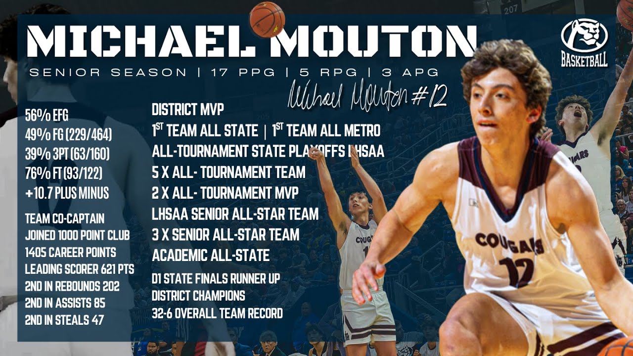 Michael Mouton #12 // 2024 Senior Year Highlights // St. Thomas More ...