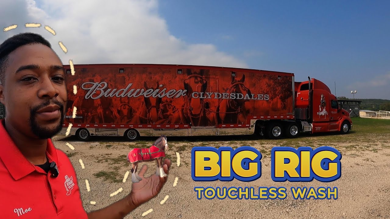 Cleaning the Budweiser Clydesdale 18 Wheelers: With Wash Chem Pro 50/50 ...