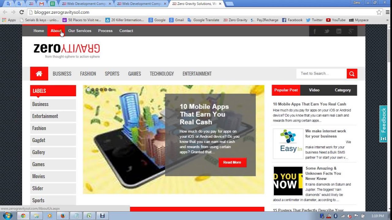 Zero Gravity Solutions - YouTube