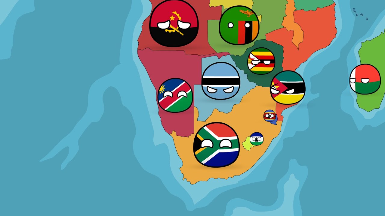 Countryballs - History of South Africa - YouTube
