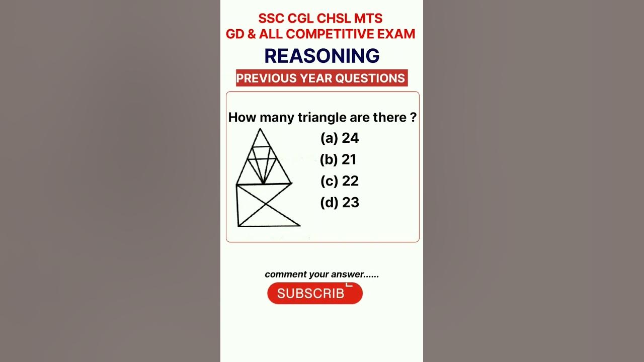 Counting figures 🤯 reasoning question tricks ssc chsl cgl mts gd cpo #shorts #tricks #ssc #cgl # ...