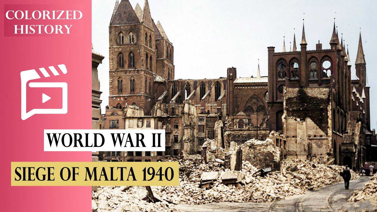 [ 4k, colorized, 60fps ] World War II: Siege of Malta - YouTube