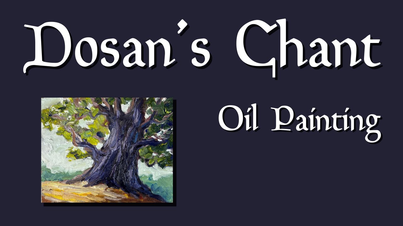 Impression Oil Painting of Magic the Gathering Card Dosan's Oldest ...