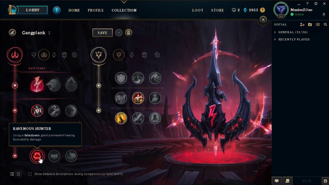 League of Legends - GANGPLANK NEW RUNES on Top lane - YouTube