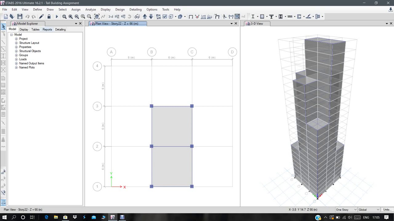 Tall building design assignment project - YouTube