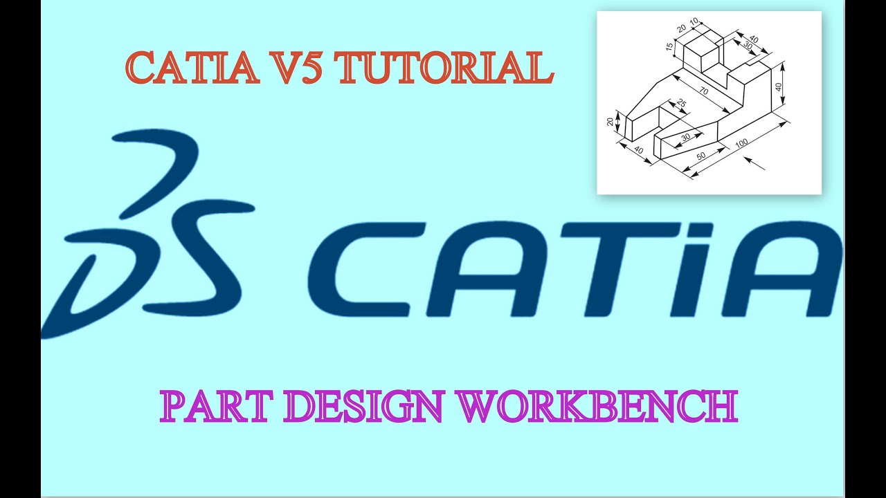 Example 3.28 | Catia Part modeling | Part Design | Engineer AutoCAD # ...