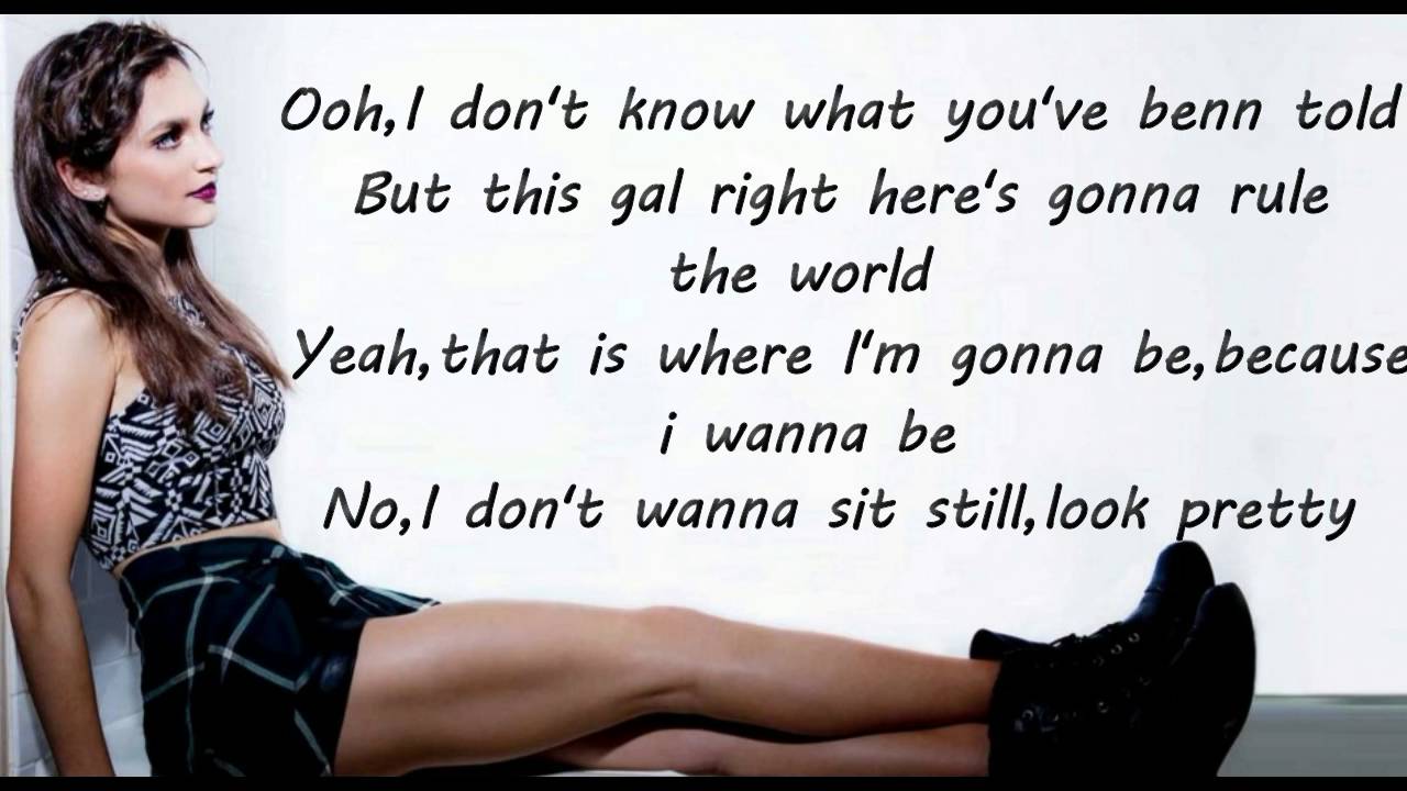 Daya - Sit still,Look Pretty(Lyrics) - YouTube