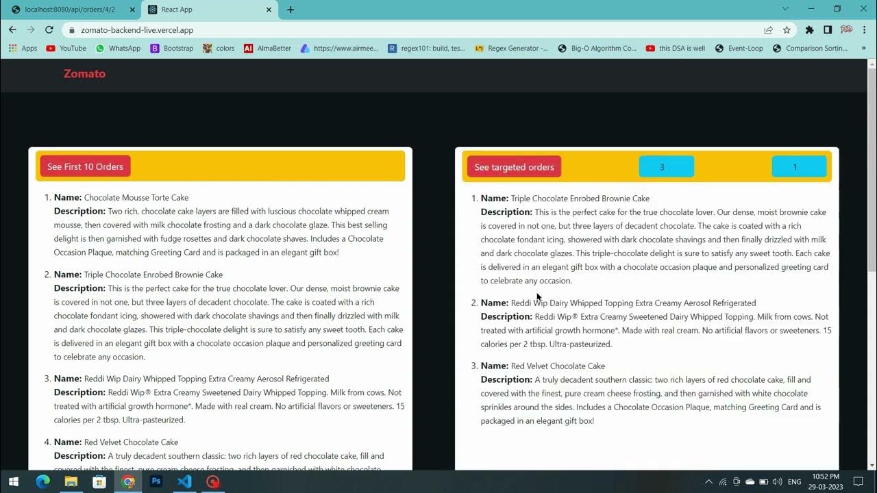Zomato Orders Backend Project | AlmaBetter Capstone Project - YouTube