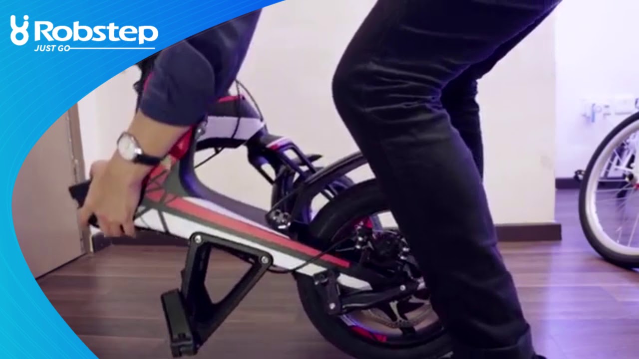 Bicicleta eléctrica - Robstep - YouTube