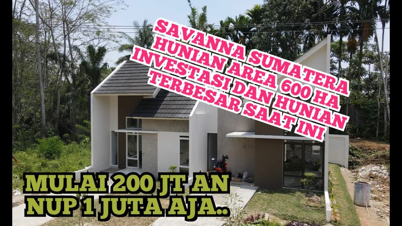SAVANNA SUMATRA LUAS LAHAN 600 HA - YouTube