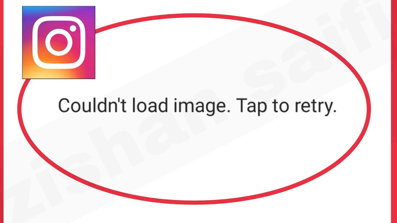 How To Fix Couldn't load image. Tap to retry. Instagram problem Solve ...