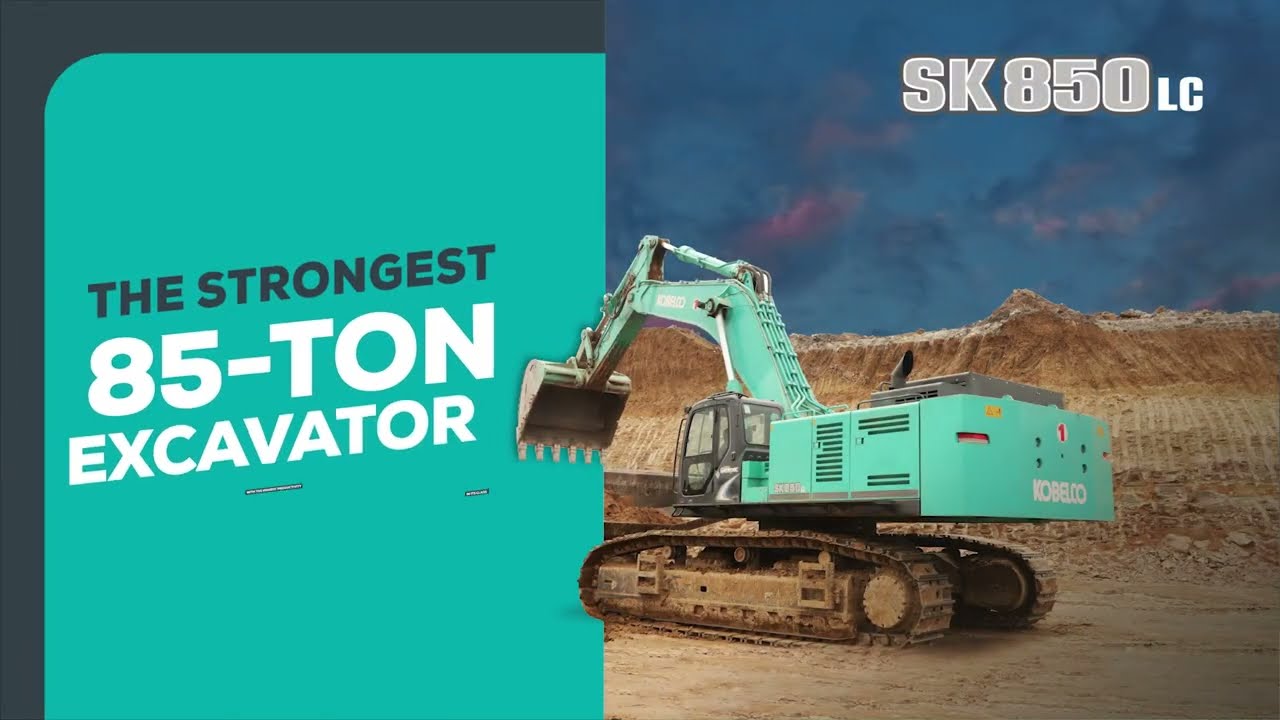 85-Ton excavator with the highest productivity in the class - YouTube