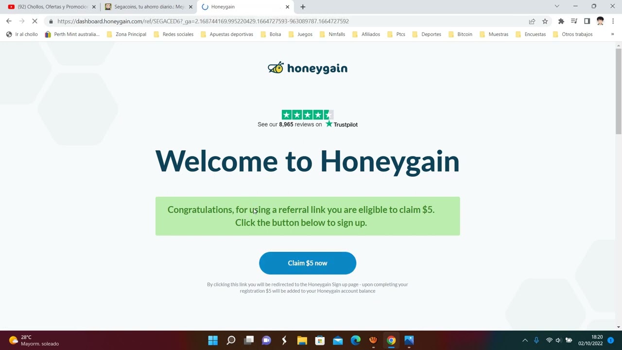 💰 HoneyGain + 5$ Gratis ¿Qué es y como funciona? Tutorial 2022 ...