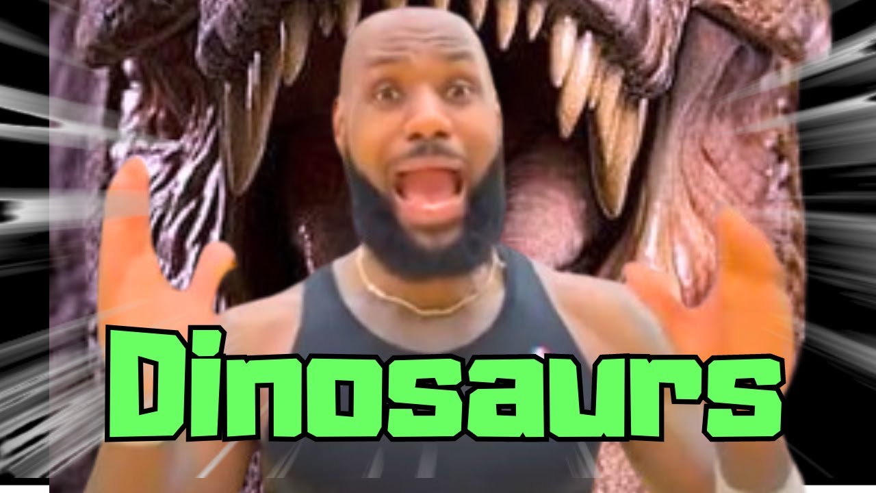 Lebron James, scream if you love Dinosaurs - YouTube